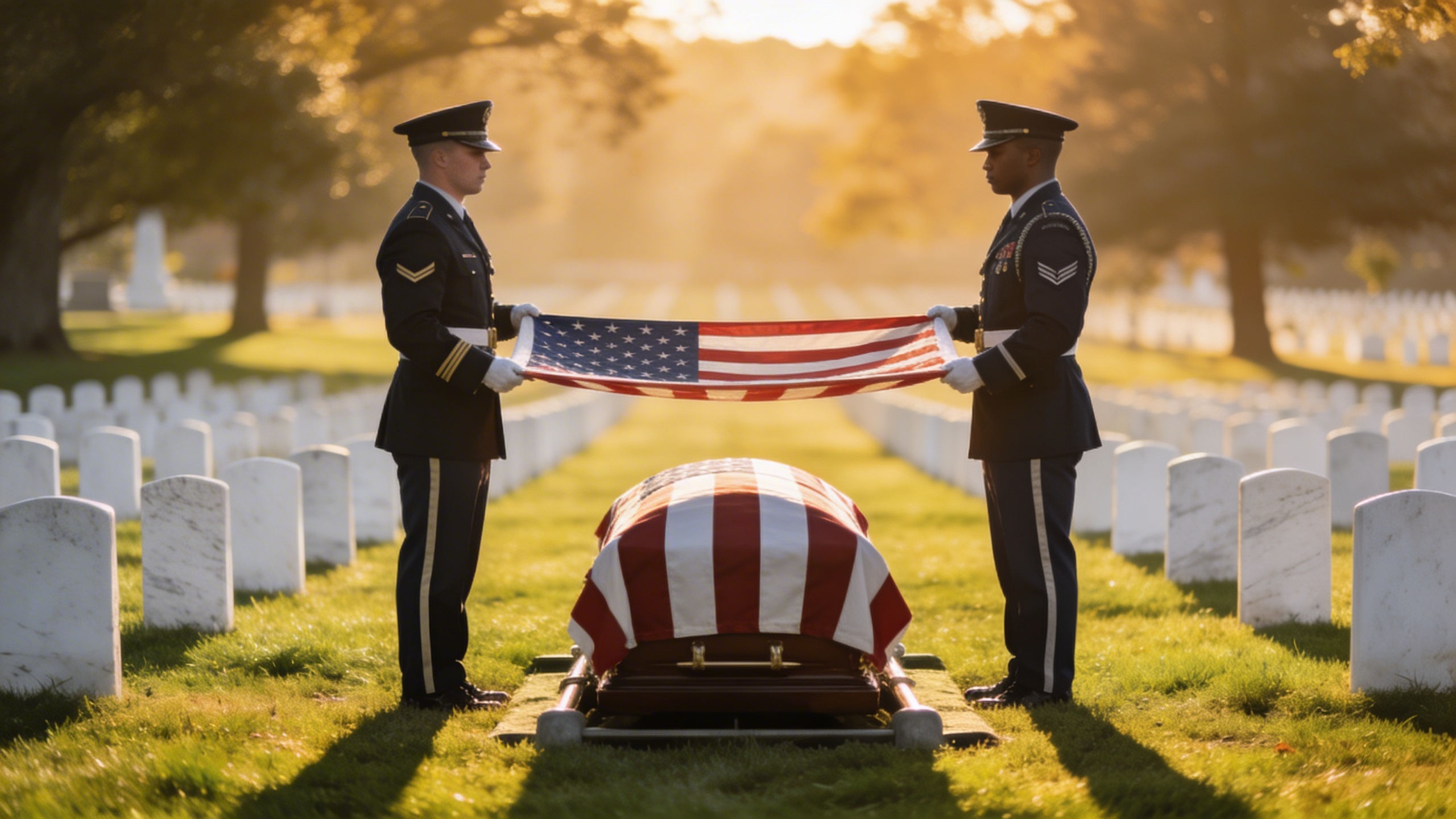 Military Funeral Flag Etiquette: Rules & Who Gets the Flag | Memorials ...